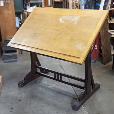 Restoration Hardware 1920s French Drafting Table | Earthwise ...