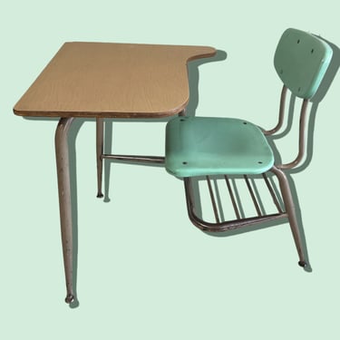 Aqua MCM Desk Chair Combo | Sunbeam Vintage | Highland Park - Los ...