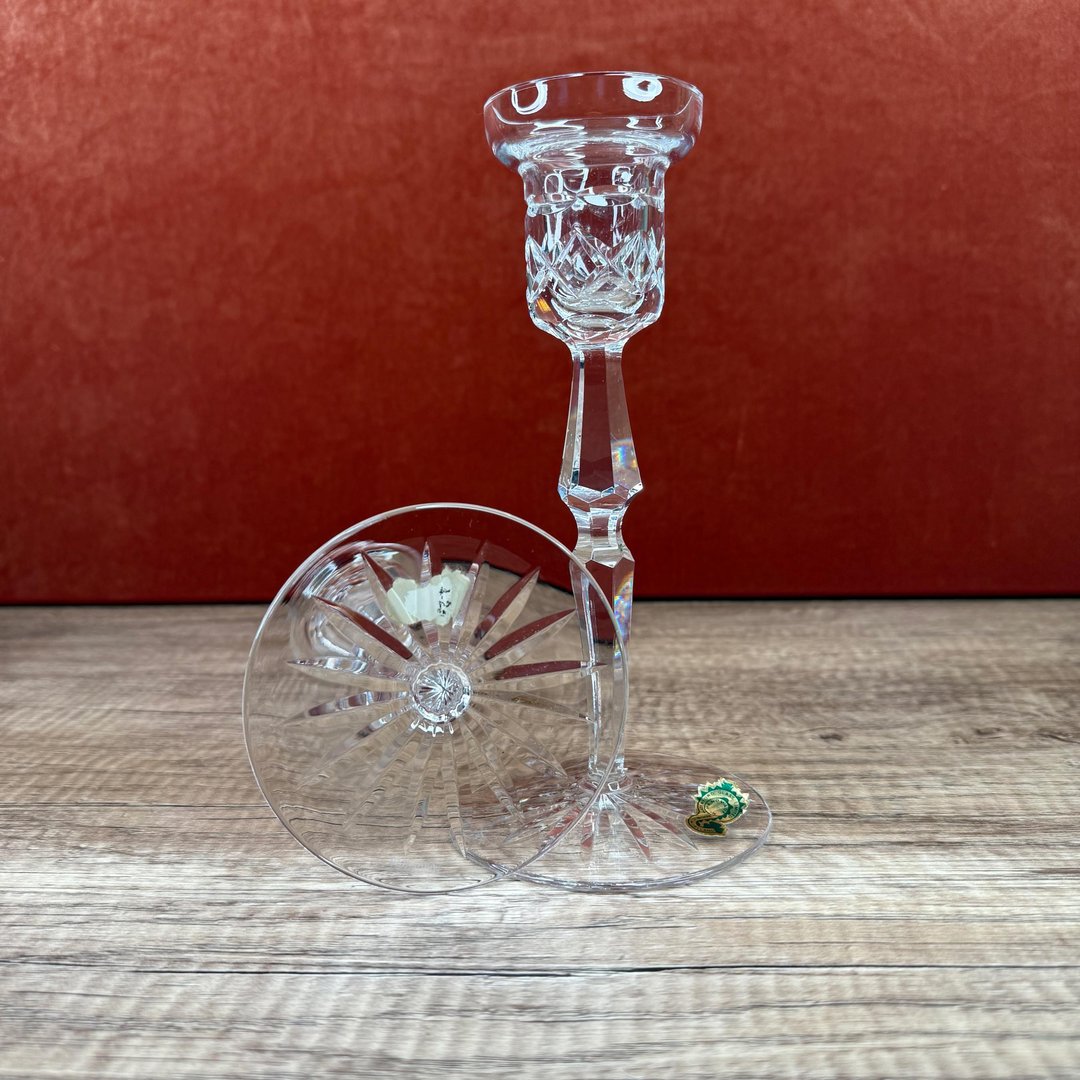Waterford Crystalddd Clear Glass Candlesticks Traditional Table Decor ...