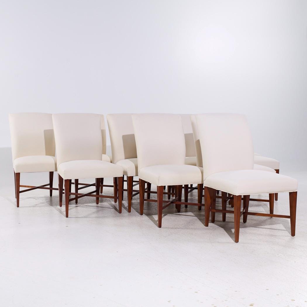 Baker Furniture Archetype Dining Chairs - Set of 12 | Modern Hill ...