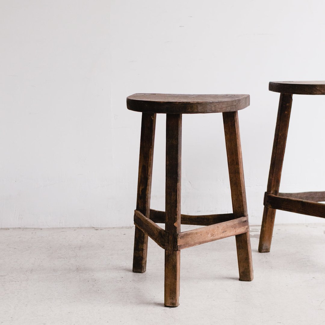 Vintage Cobbler's Stool | Elsie Green | Concord, CA