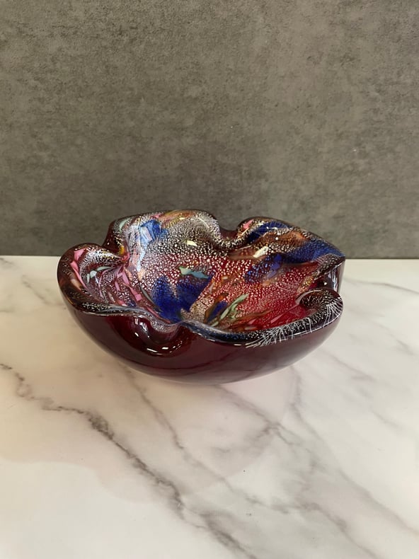 Galliano Ferro Murano Glass Dish | Vintage MC | Frederick, MD