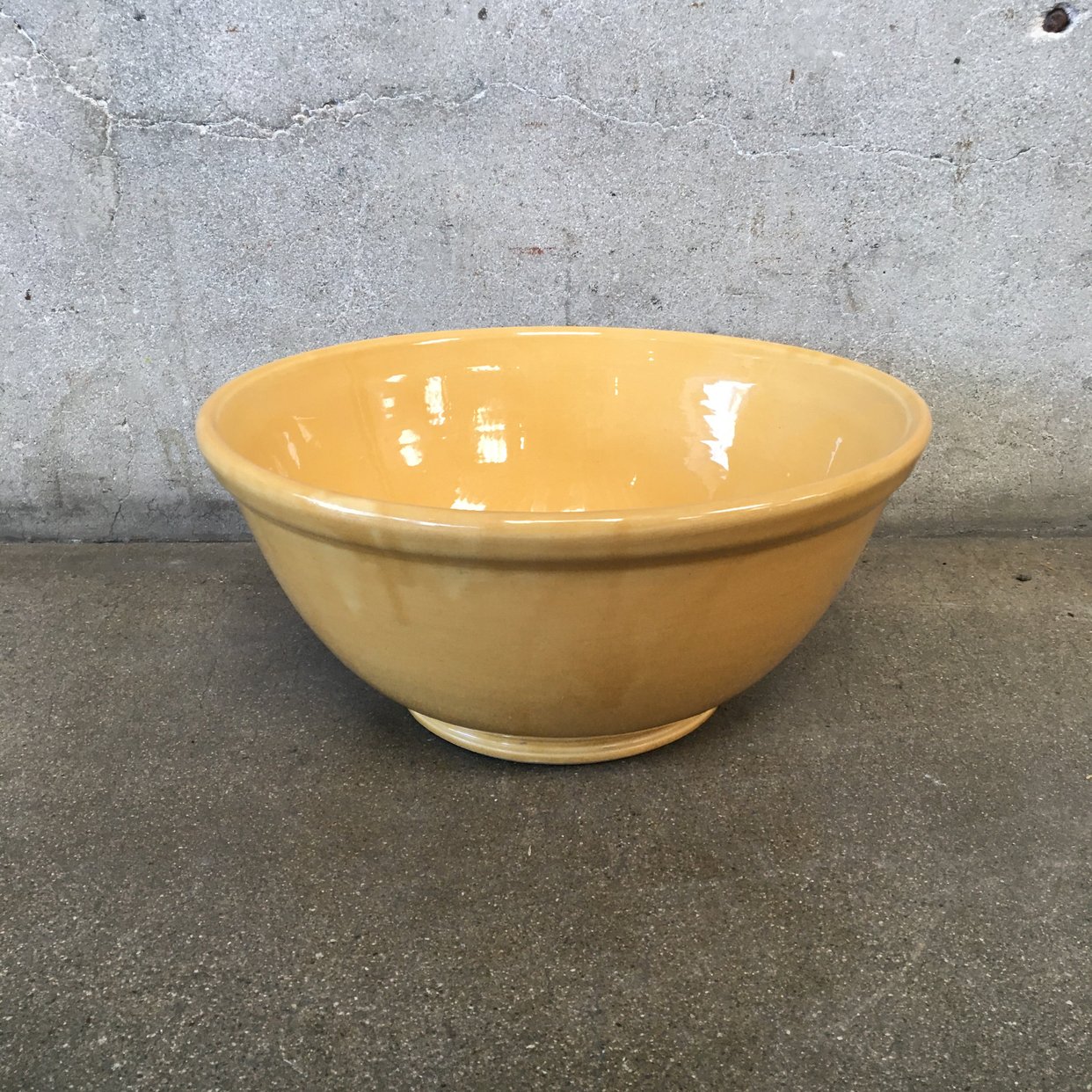 Mustard Yellow Bauer Bowl | Urban Americana (Home Decor) - Long Beach ...