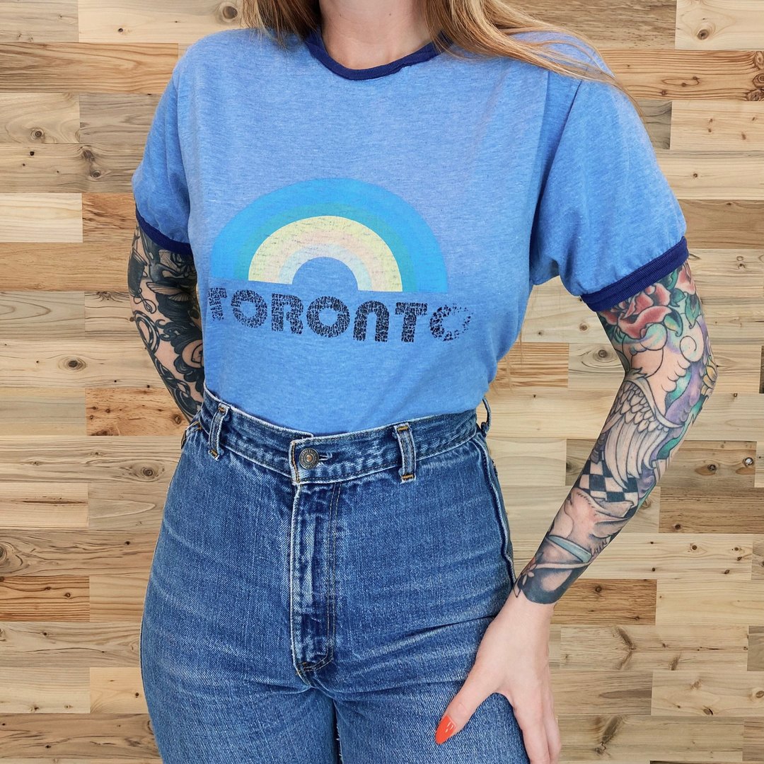 70's Vintage Toronto Canada Ringer Tee Shirt | Noteworthy Garments ...