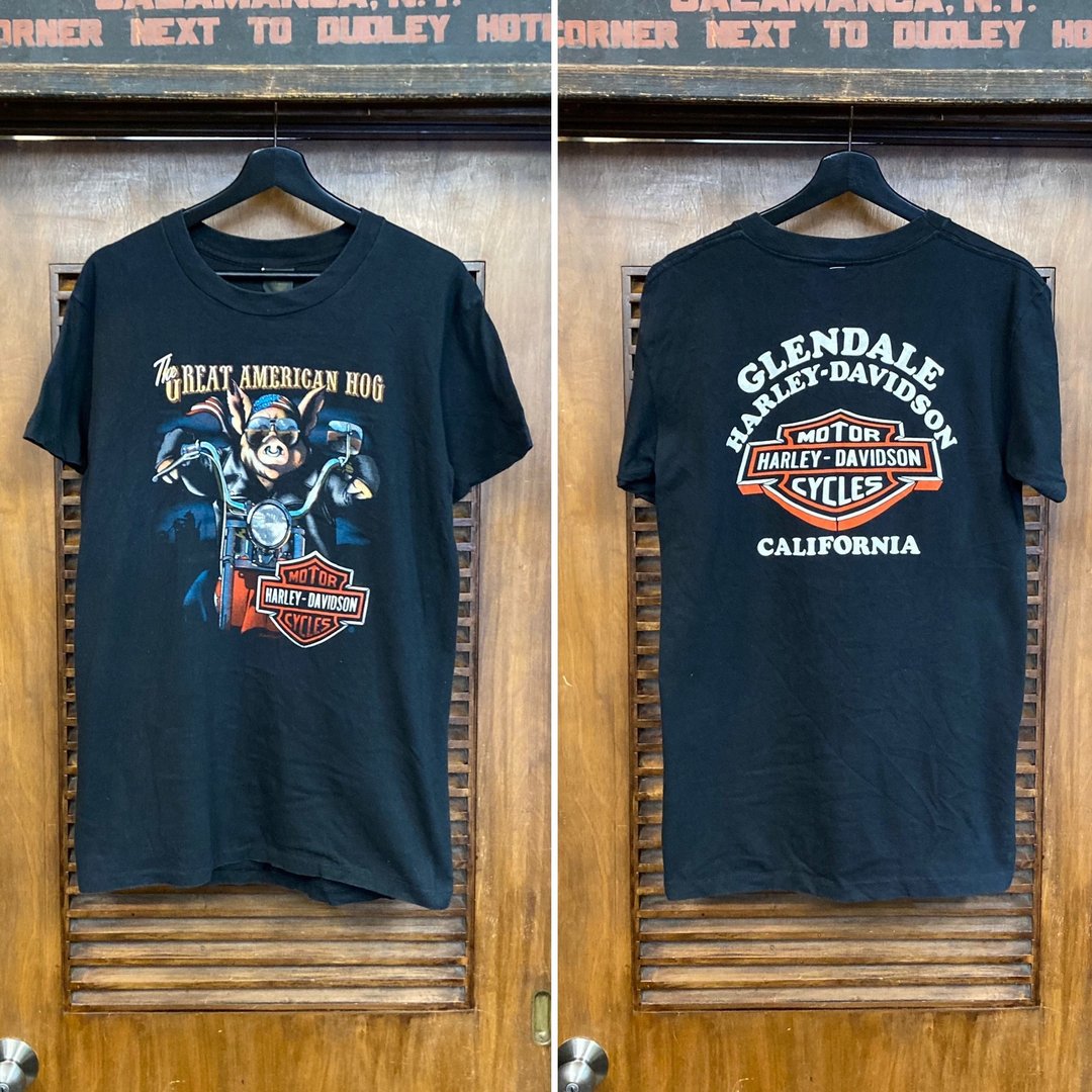 Vintage 1990's 100% Cotton 3D Emblem Harley Davidson Great Vintage 1990's 100% Cotton 3D Emblem Harley Davidson Great