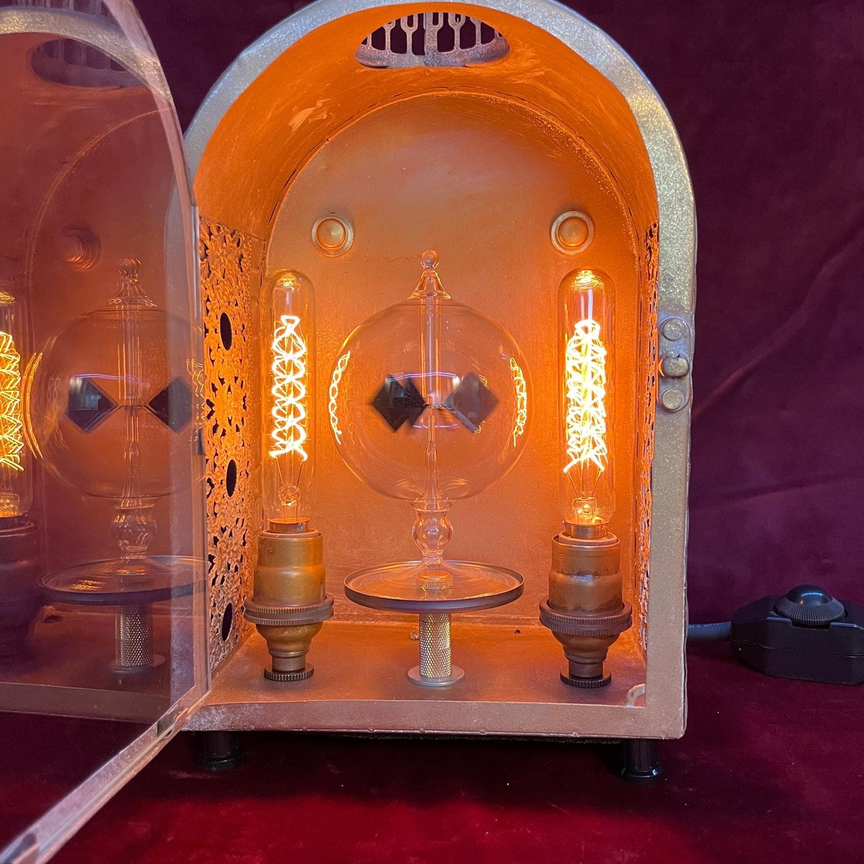 Illuminated Arch Glass Door Radiometer | Illuminated Objects - Austin ...