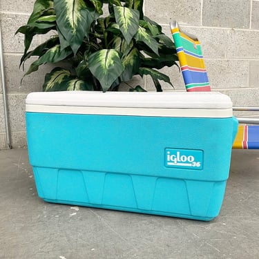 Vintage Igloo Cooler Retro 1990s Ice Chest + Teal | Retrospect Vintage ...