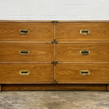 Drexel Campaigner Mid-Century Modern 6-dr Dresser / Credenza / TV ...