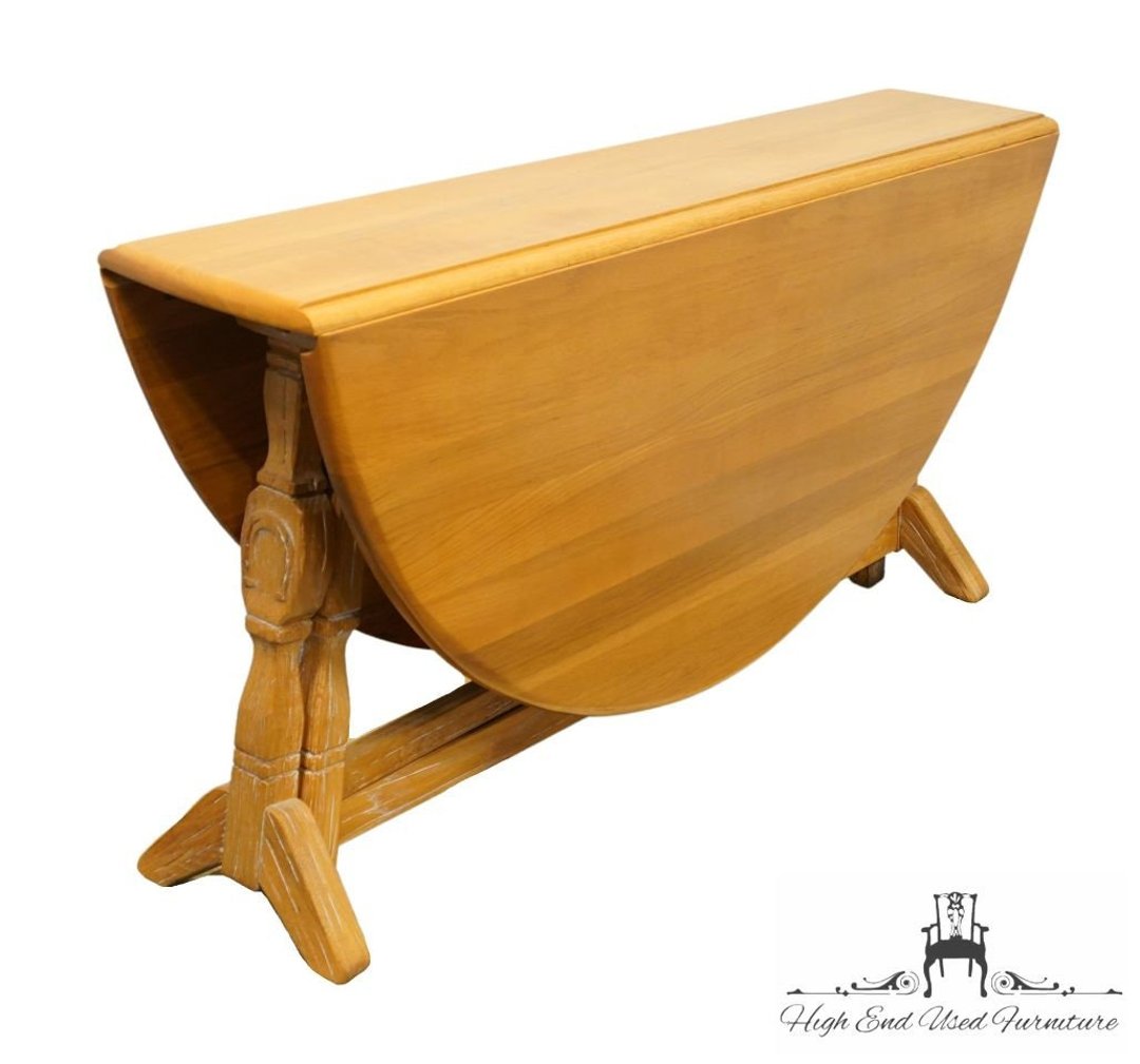 BRANDT RANCH OAK Solid Oak Rustic Americana Western Style 60" Drop ...