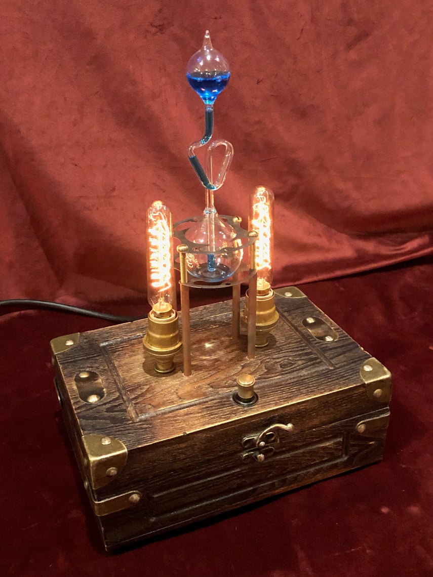 Illuminated Thermodynamic Bubbler | Illuminated Objects | Austin, TX