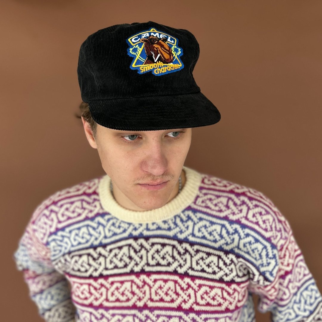 90s Smooth Joe Camel Corduroy Cap | La Loupe Vintage | San Diego, CA