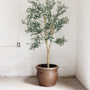 vintage french extra large glazed pottery planter | Joliette ...