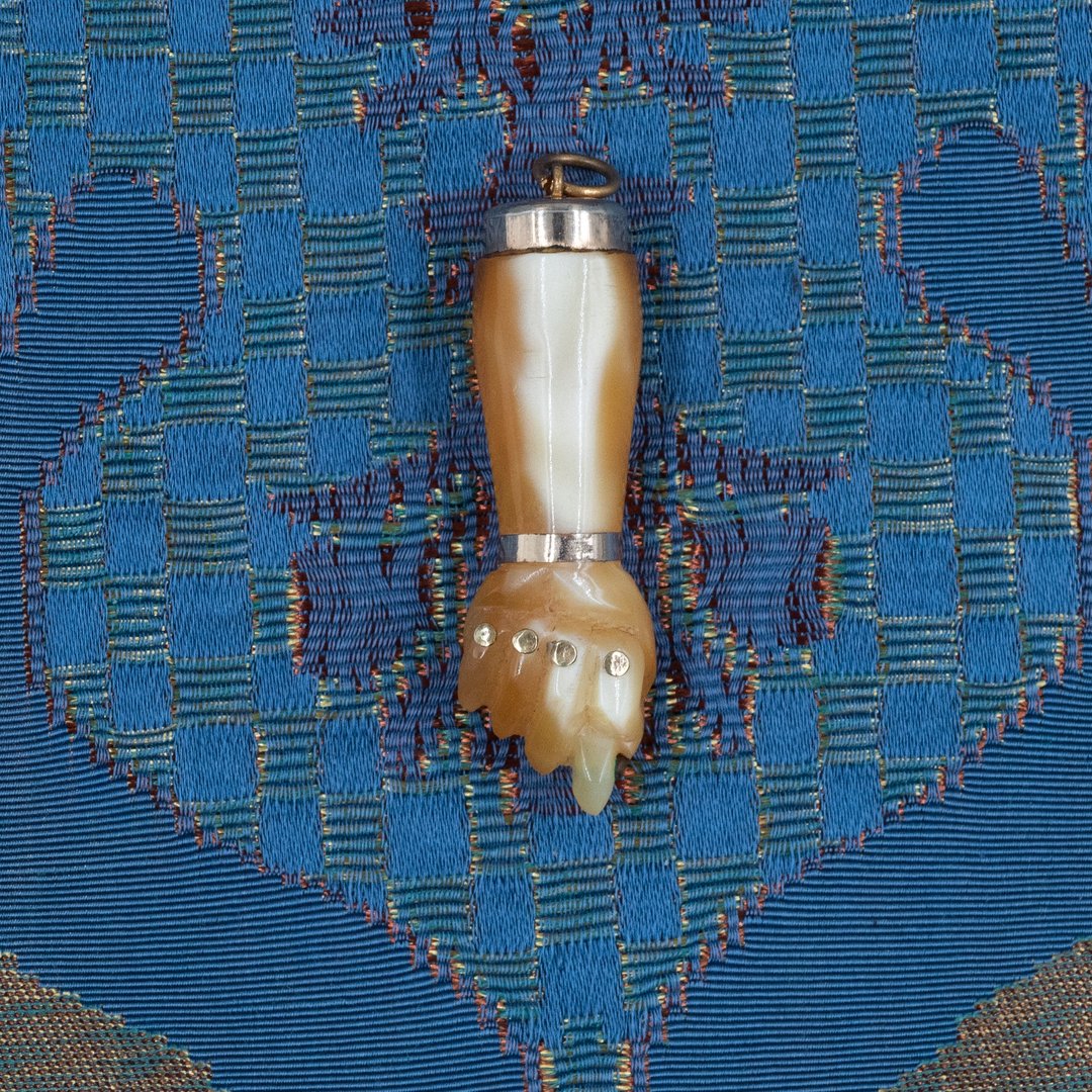 Mother Of Pearl Figa Hand Pendant | Pippin Vintage Jewelry | Chelsea ...