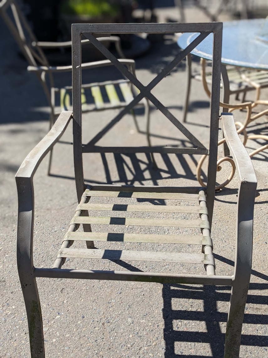 Outdoor Metal Chair | Earthwise Architectual Salvage (Seattle ...