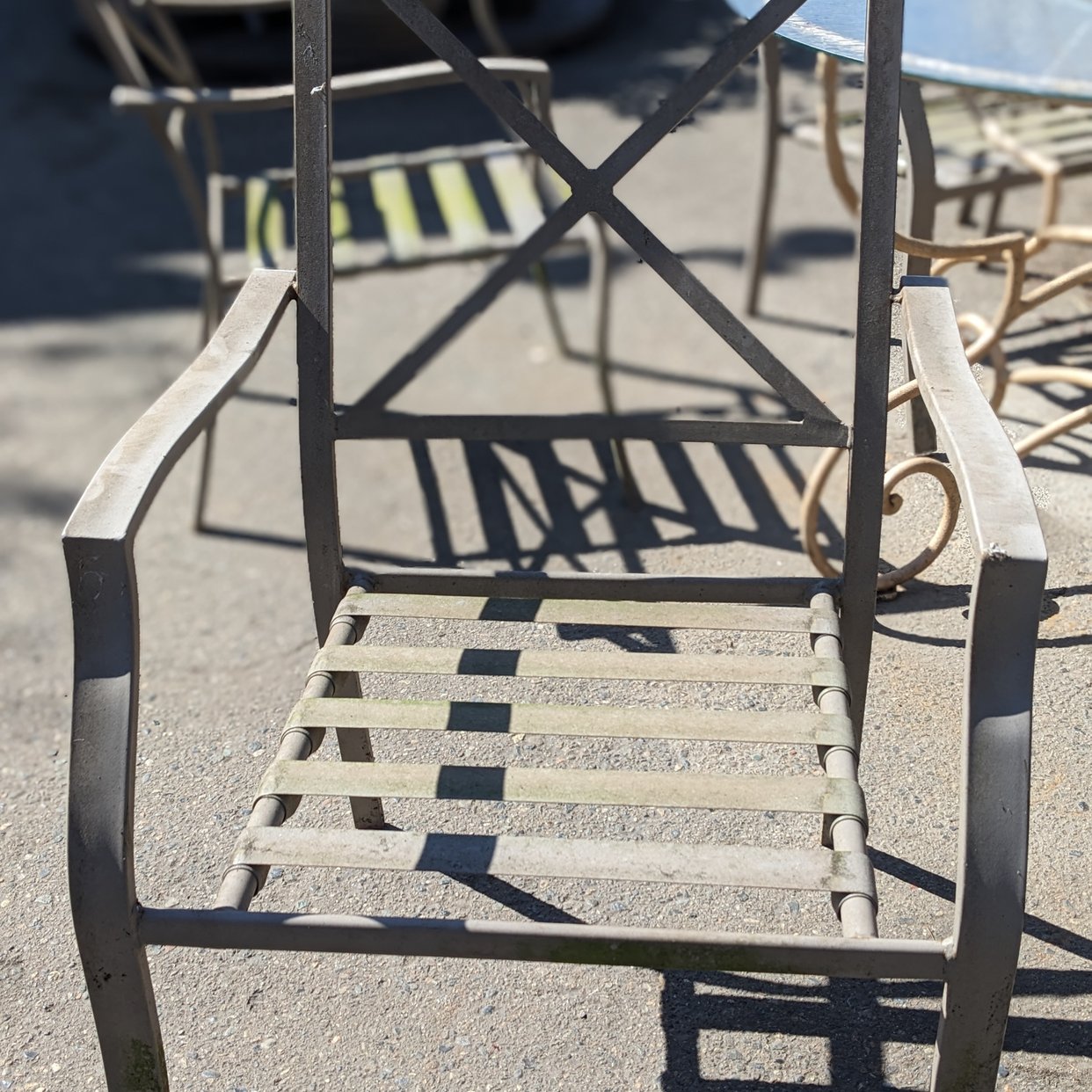Outdoor Metal Chair | Earthwise Architectual Salvage (Seattle ...