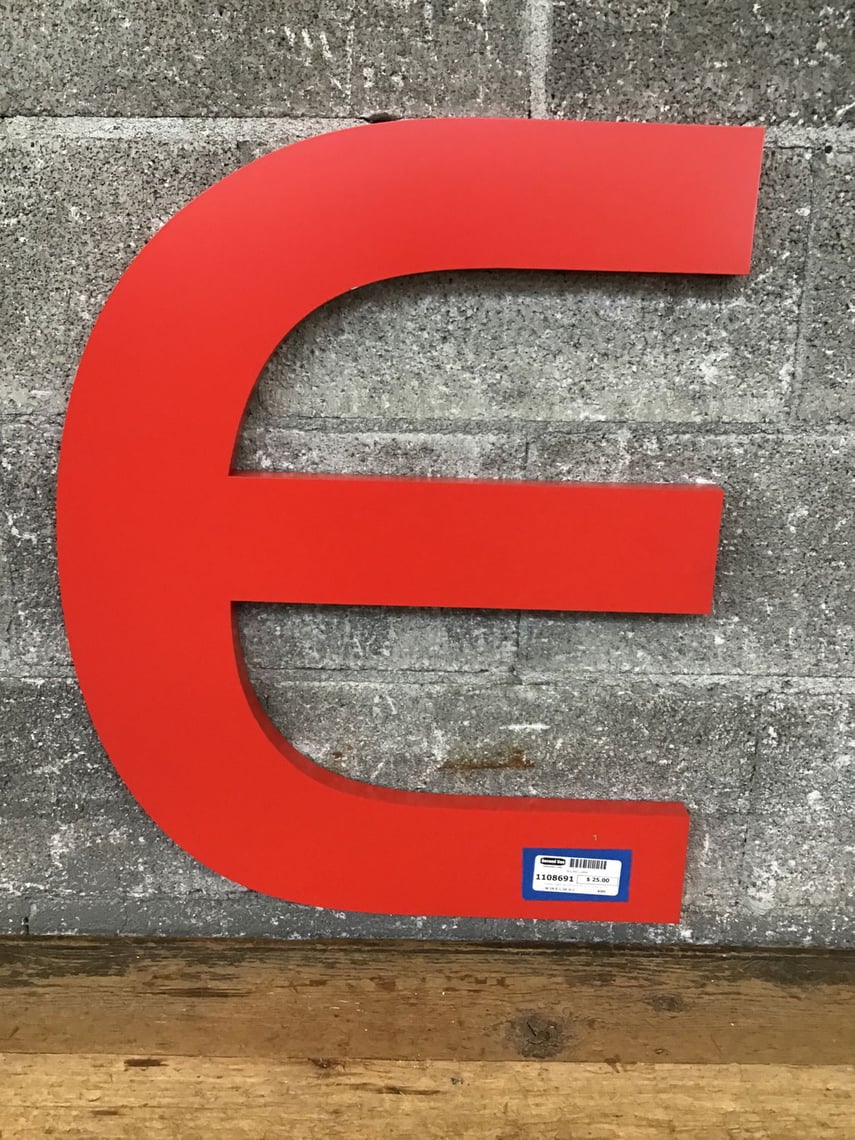 Big Red Letter (Seattle) | Second Use | Seattle and Tacoma, WA