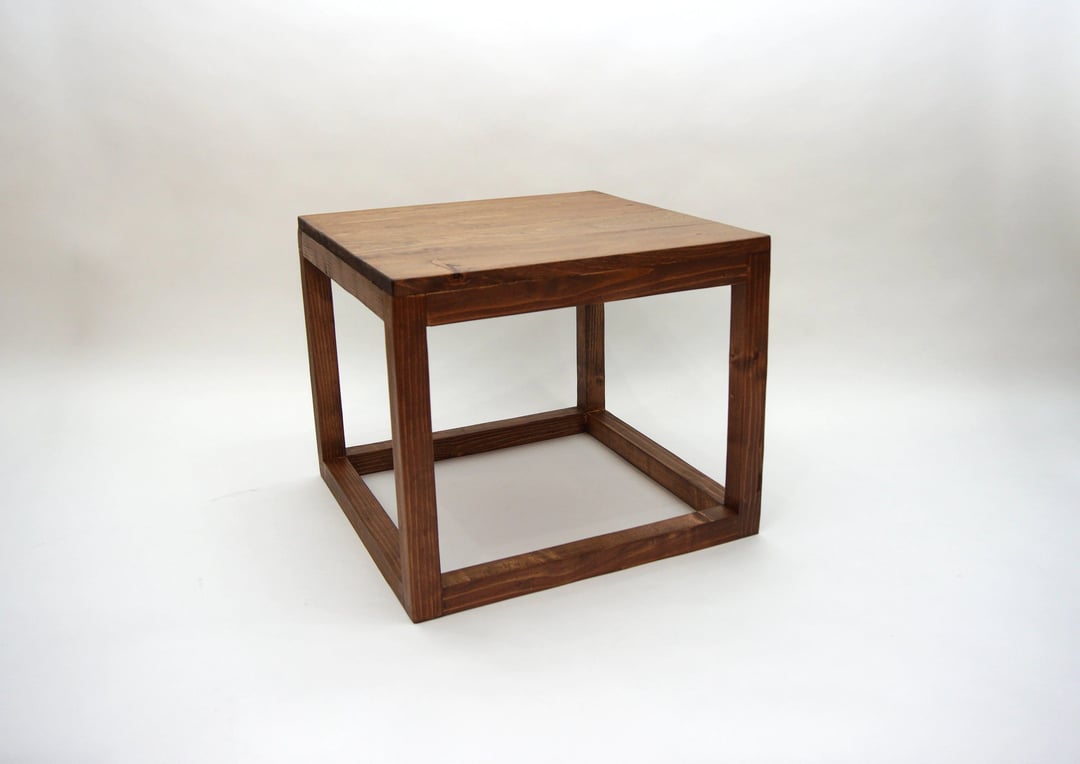 Simple square modern coffee table - Early American | The Owl Design ...