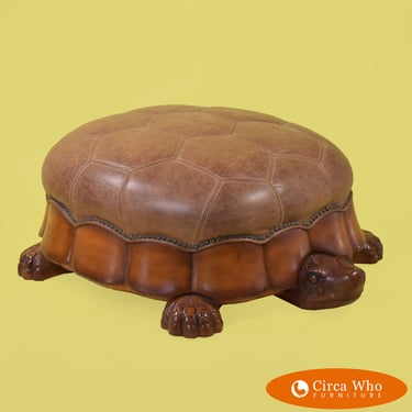 Vintage Turtle Ottoman | Circa Who | West Palm Beach, FL