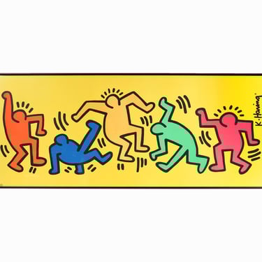 Keith Haring Dance Original Print Authorized by The Estate of | Vintage ...