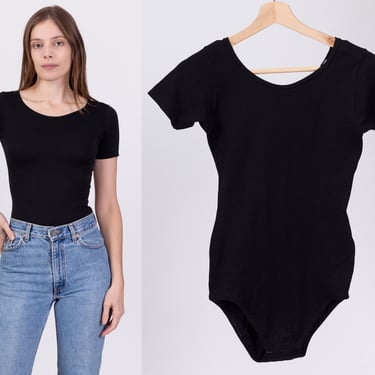 80s Danskin Black Bodysuit Top - Petite XS | Vintage Scoop | Flying ...