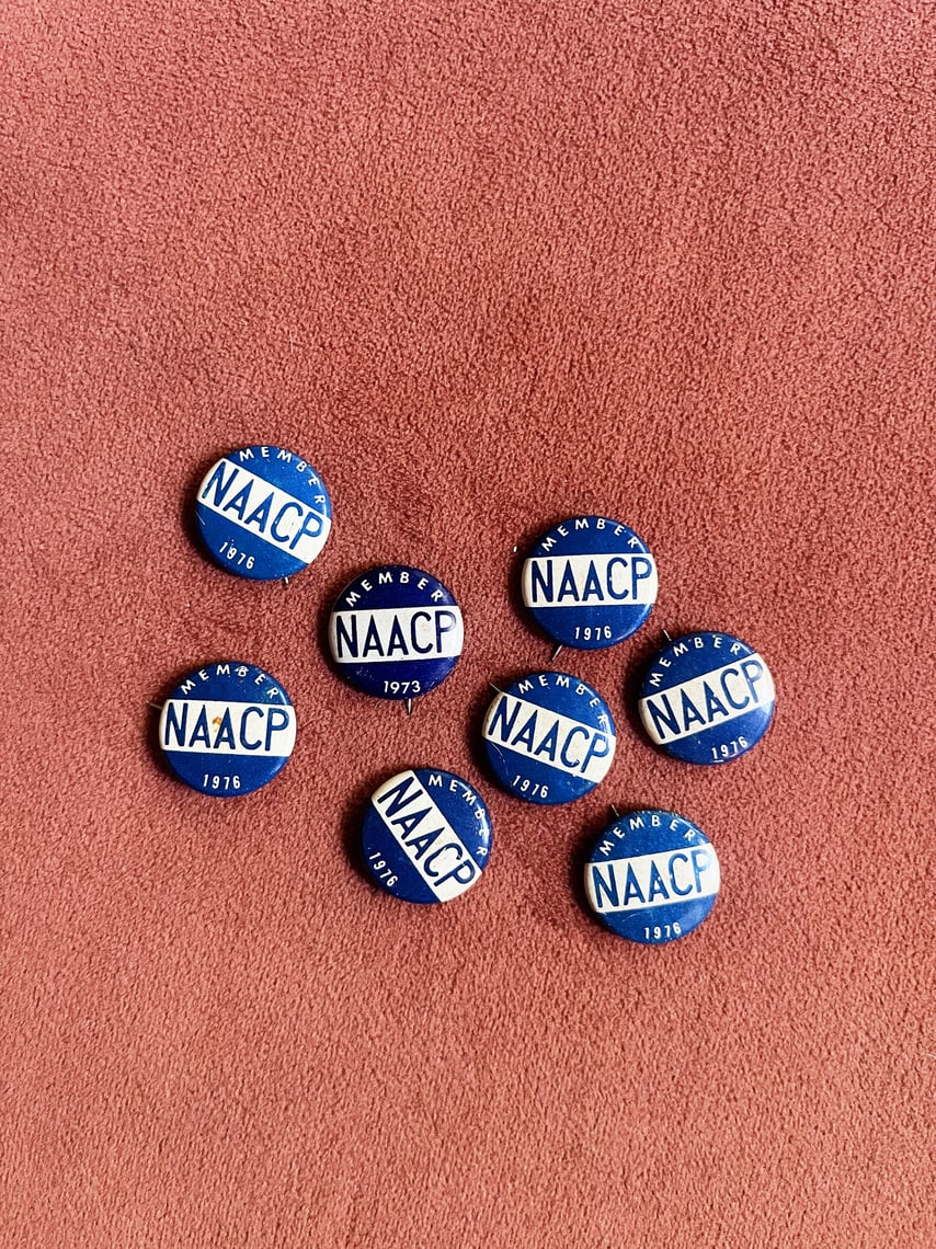 Vintage NAACP Membership Pins (1973 & 1976) | BLK MKT Vintage ...