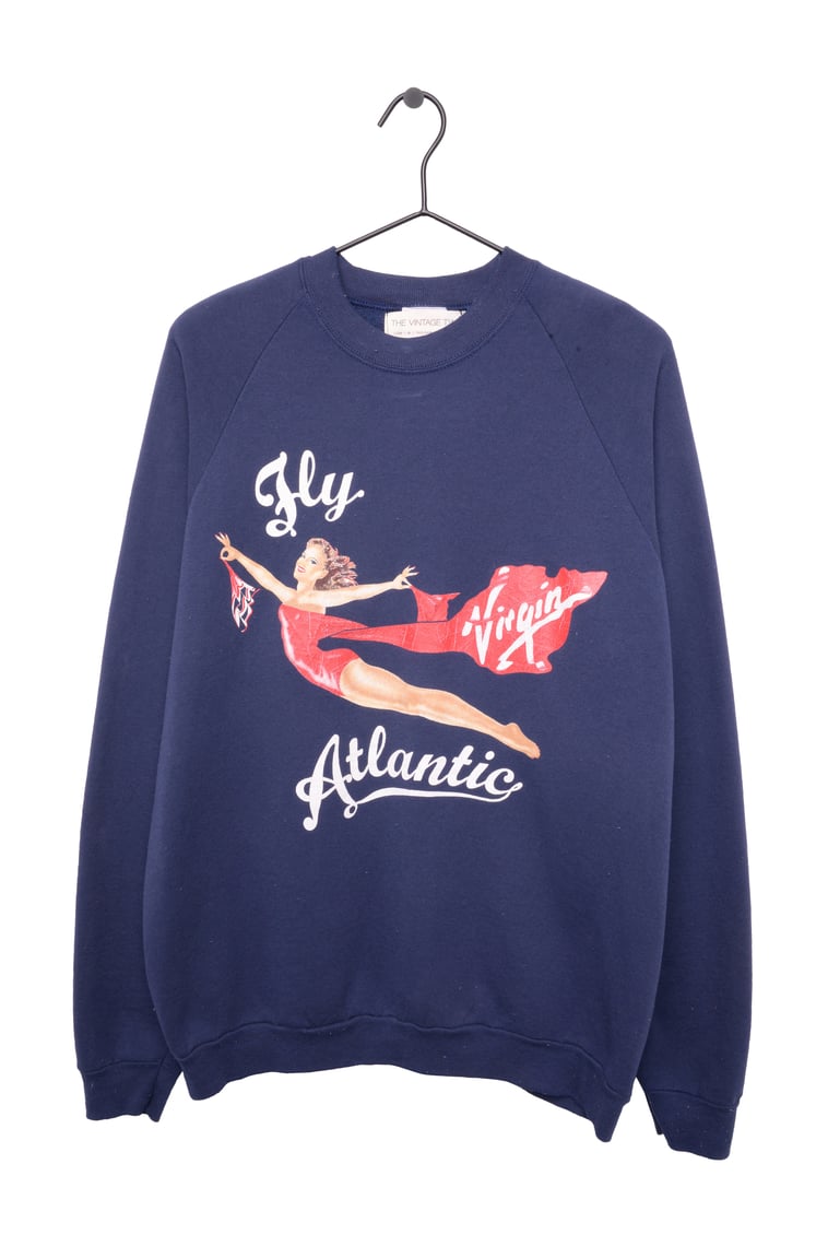 Fly Virgin Atlantic Sweatshirt | The Vintage Twin | Manhattan - New ...