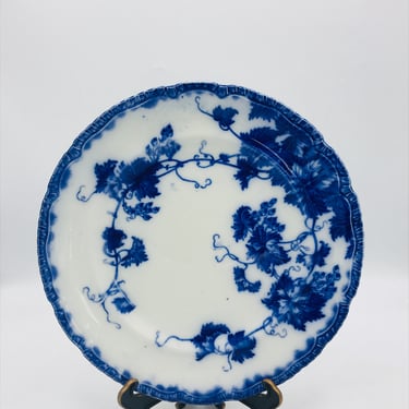 Antique John Maddock Sons Flow Blue "Virginia" Dinner 9 3/4" Plate ...