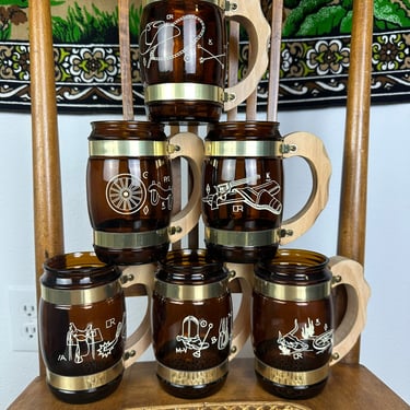 Vintage Siesta Ware Cowboy Barrel Mugs | Desert Cactus Vintage ...