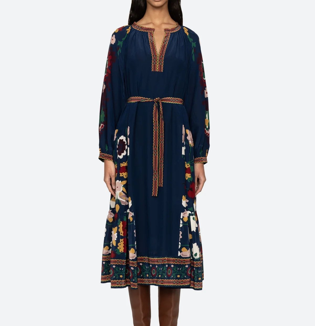 Cassia Dress - Navy | Dress - Beacon Hill - Boston, MA | ATTIC