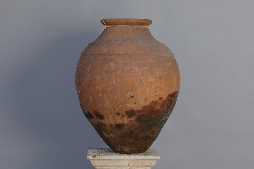 19th Century Terra Cotta Olive Oil Portuguese Oil Jar | Michael Trapp ...