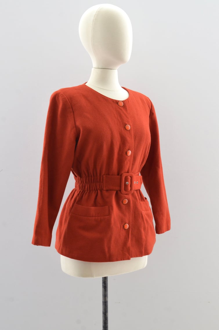 Vintage Burnt Orange Jacket | Pickled Vintage | Palo Alto, CA