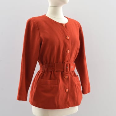 Vintage Burnt Orange Jacket | Pickled Vintage - Palo Alto, CA | ATTIC