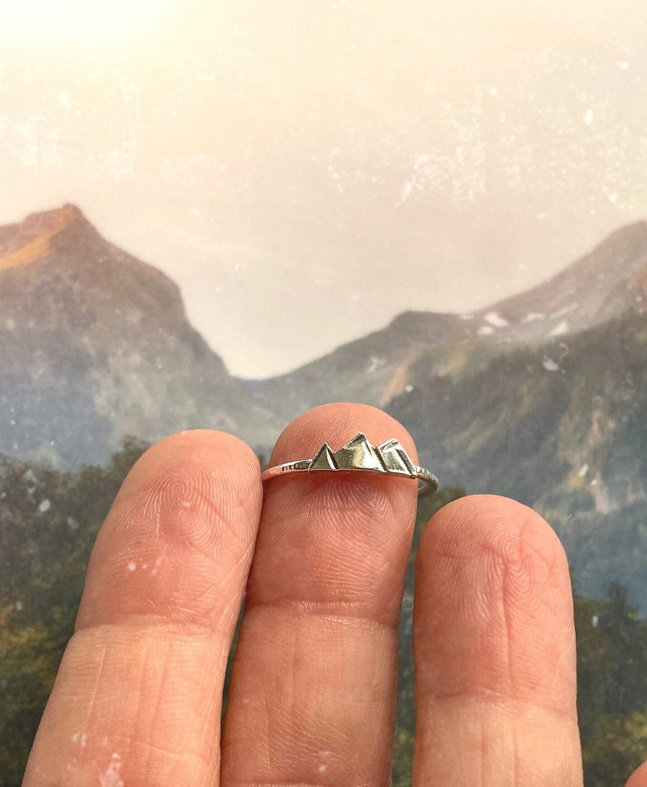 Mountain Ring - Sterling Silver Mountain Ring - The Mountains | The ...