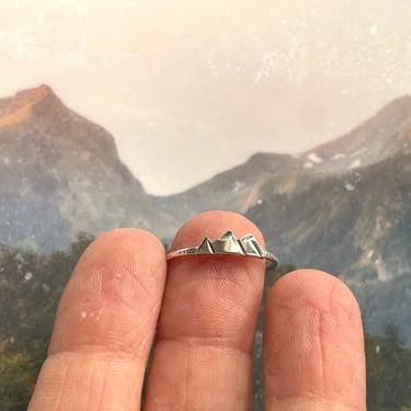 Mountain Ring - Sterling Silver Mountain Ring - The Mountains | The Folk | Austin, TX
