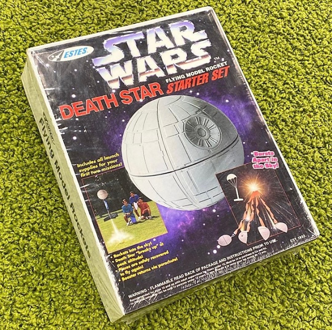 Vintage Star Wars Death Star Model Rocket Retro 1990s By | Retrospect ...