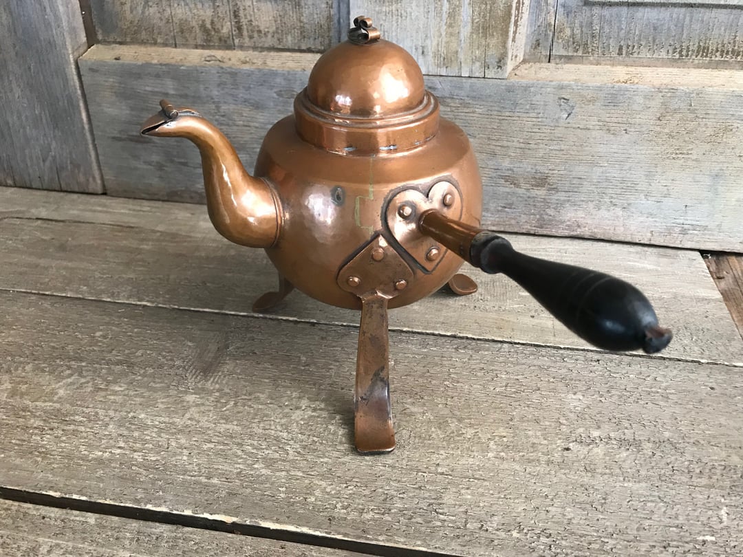 Copper Chocolatier Pot, Brandy Warmer, Chocolate Warmer, French Cuisine ...