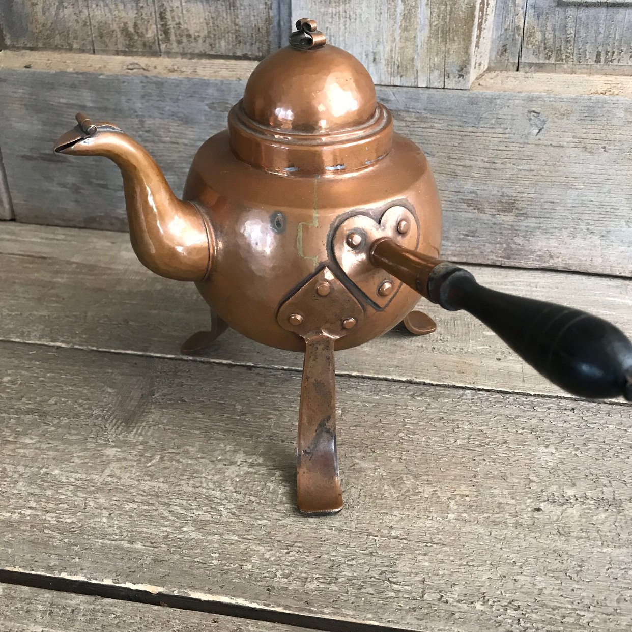 Copper Chocolatier Pot, Brandy Warmer, Chocolate Warmer, French | Jan's ...