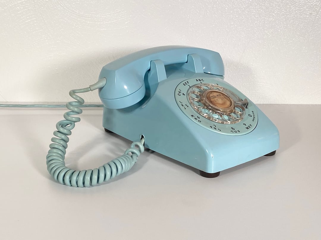 Western Electric Turquoise Rotary Phone | Cool Cat Vintage | York, PA