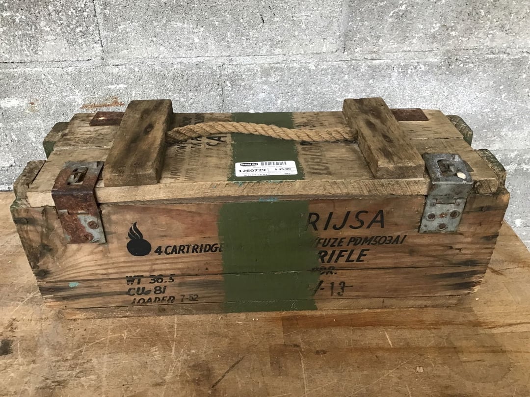 Antique WW1 Ammo Crate (Seattle) | Second Use | Seattle and Tacoma, WA