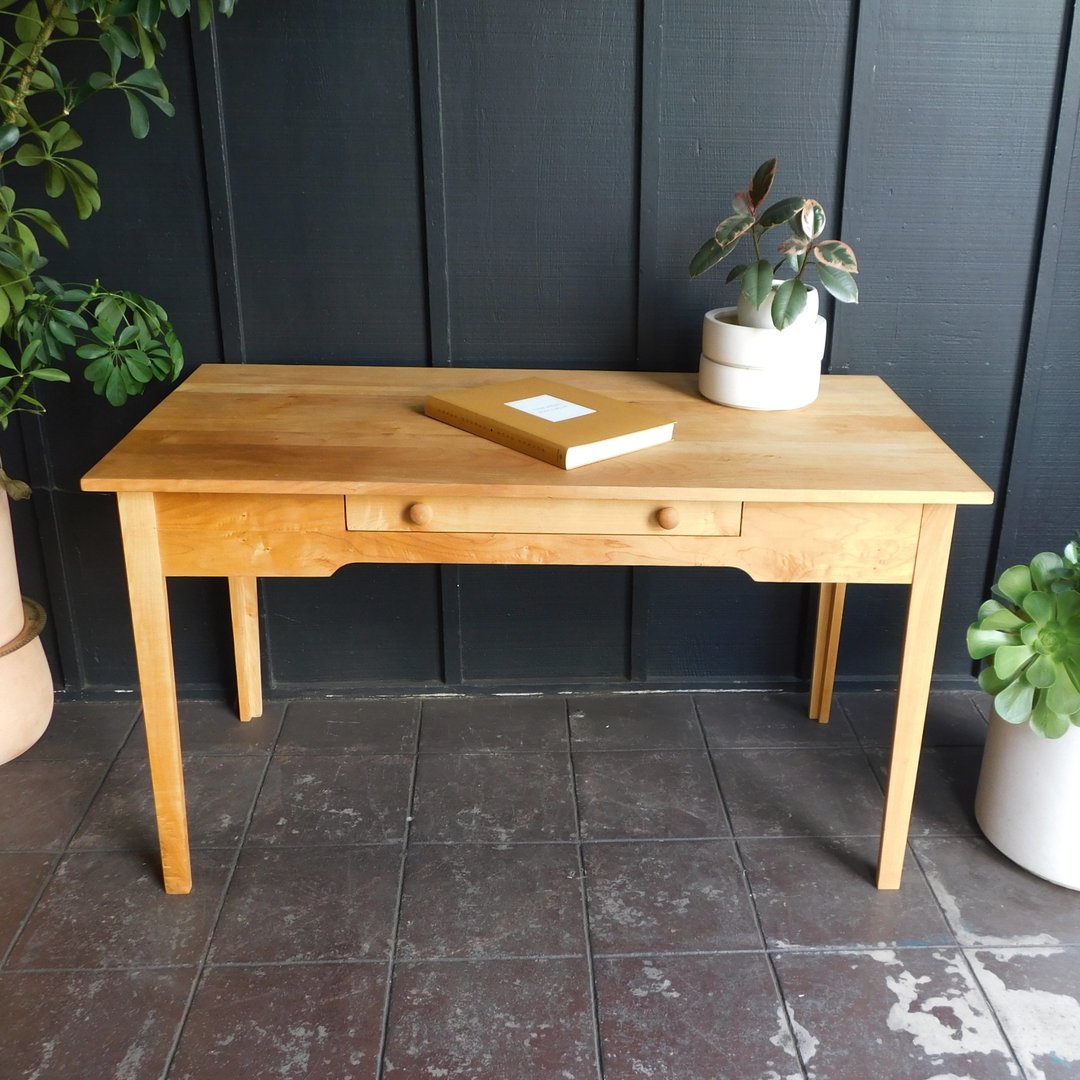 Rustic Refinished Farm Table Desk | Mignonne Decor | Berkeley, CA