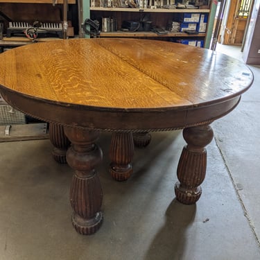 Antique Quarter Sawn Oak Dining Table | Earthwise Architectual Salvage ...