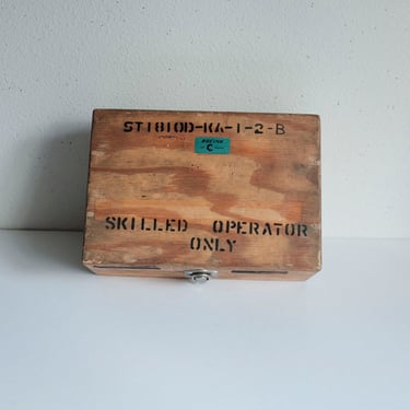 Wood Boeing Box | Microscope Telescope - Seattle, WA | ATTIC