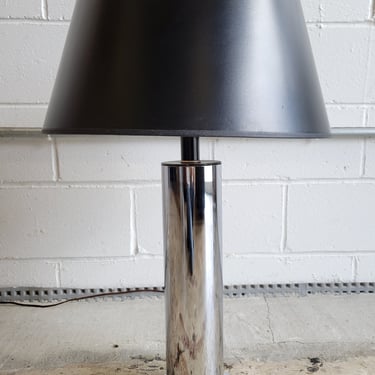 1970s Chrome Column Lamp | Wishbone Reserve | Baltimore, MD