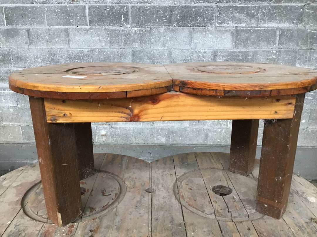 Wire Spool Top Patio Side Table (Seattle) | Second Use | Seattle and ...