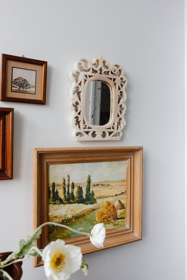 rare antique french carved alabaster mirror | Joliette | Pickering, ON ...