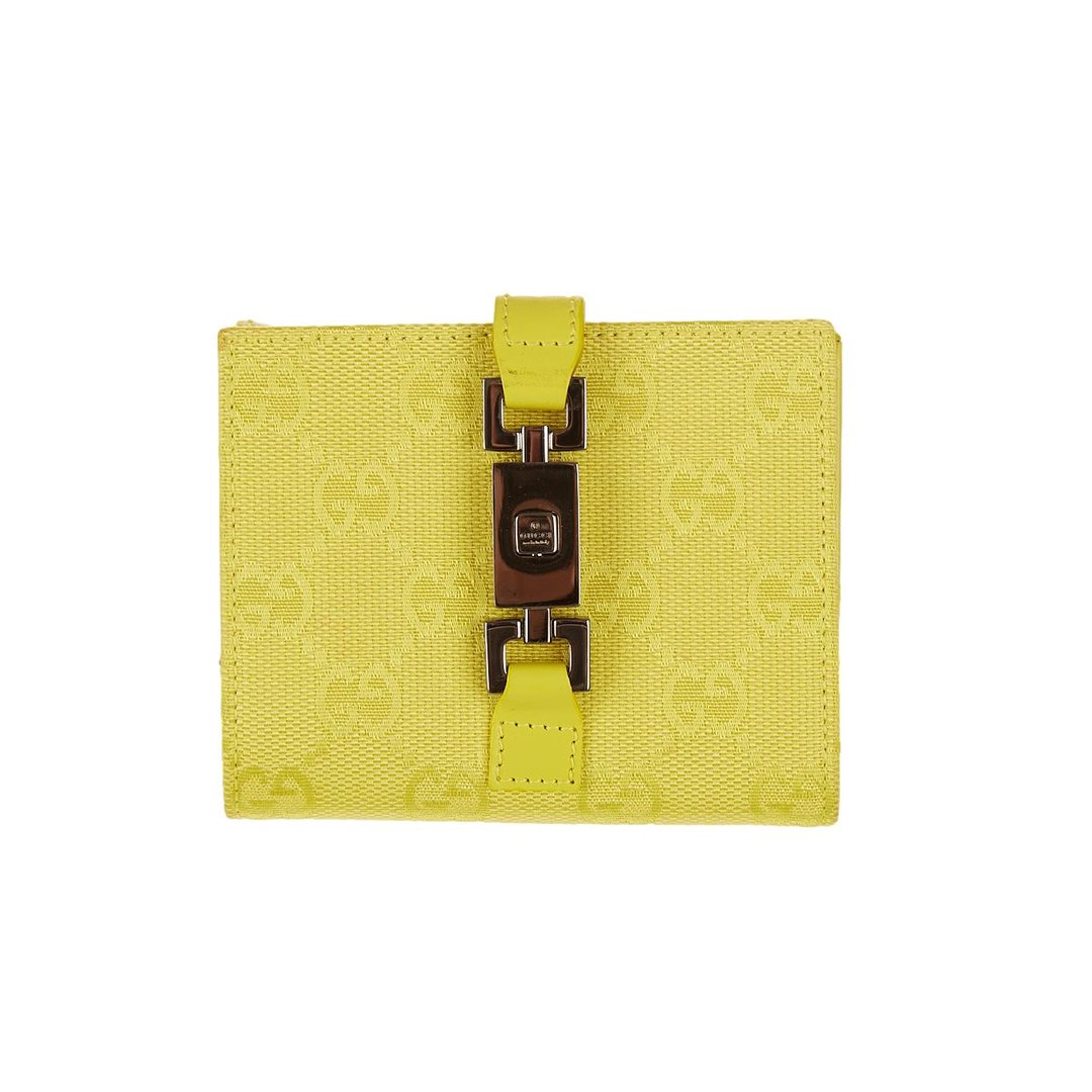 Gucci Lime Green Logo Wallet | Treasures of NYC | New York, NY