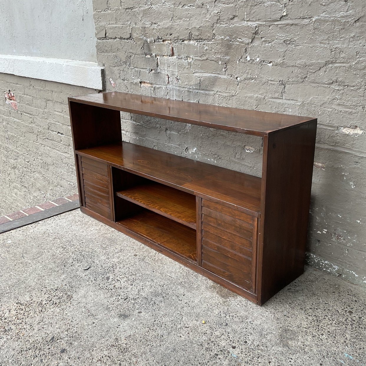MCM Media Cabinet with Louvered Doors | GoodWood - U St - Washington ...