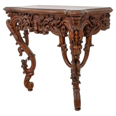 Victorian Oak Console Table, 19th Century | Showplace Antique + Design ...