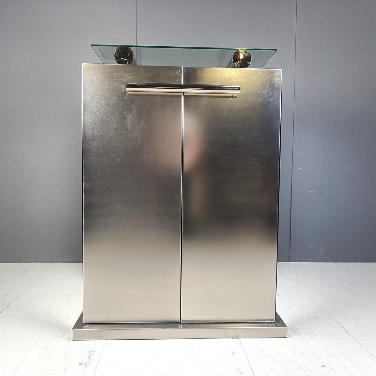 Postmodern bar cabinet by Belgochrom, 1980s - mid century bar ...