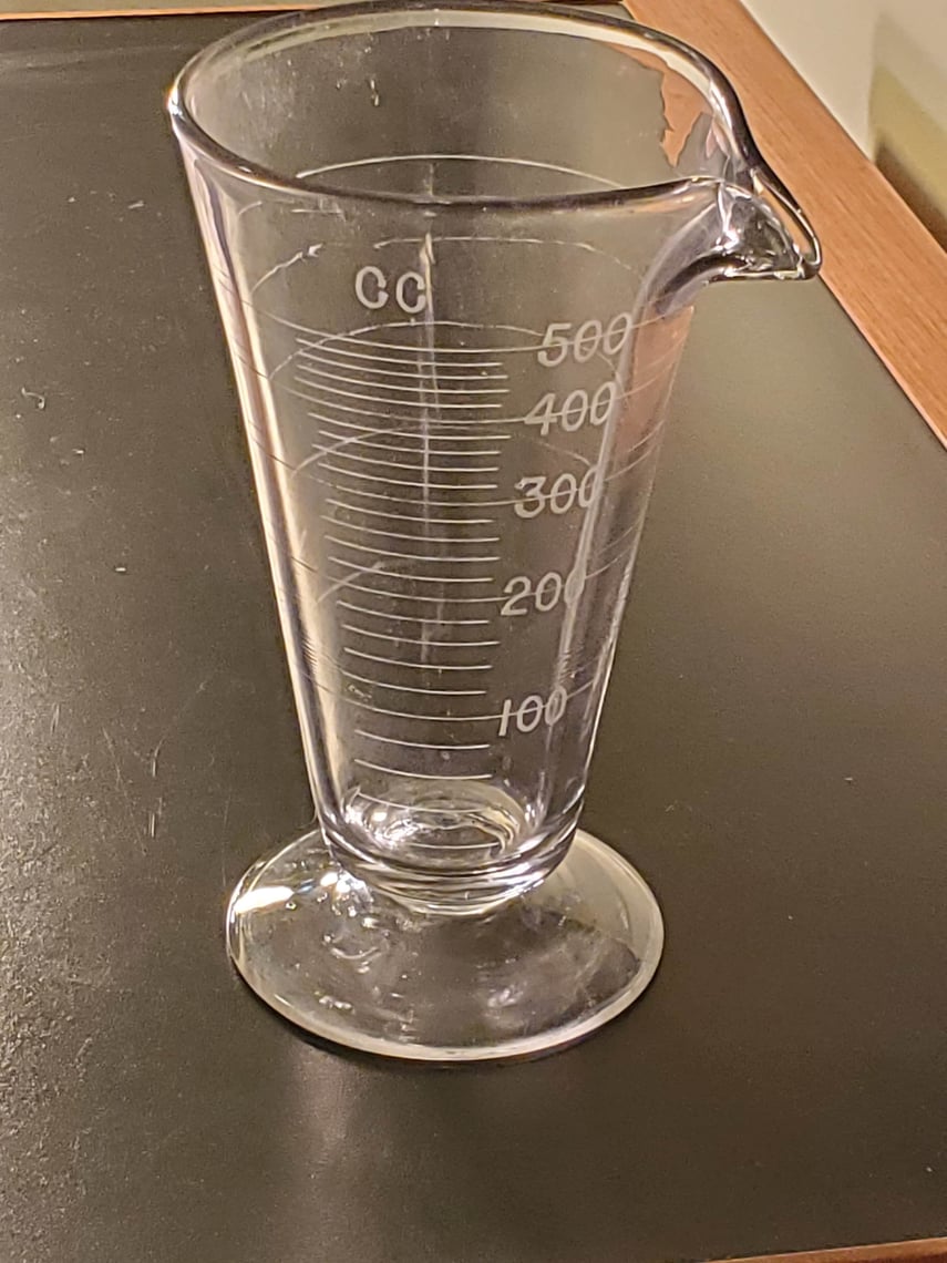 Vintage Beaker from Apothecary Laboratory Pharmacy Perfect Martini ...